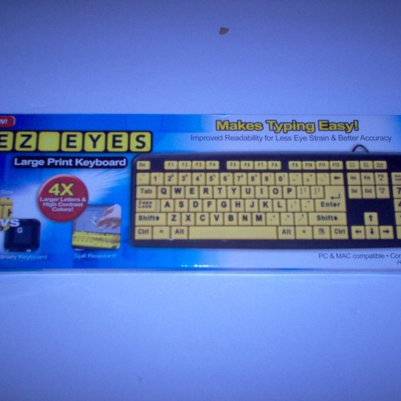 As Seen On TV | Computers, Laptops & Parts | Ez Eyes Large Print ...
